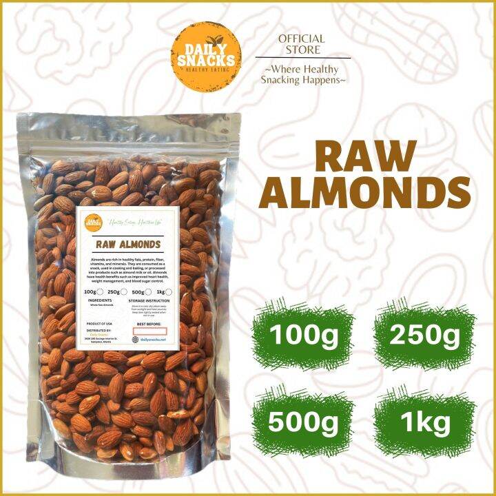 Daily Snacks Raw Almonds (USA) | Lazada PH