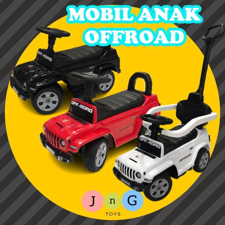 Mobil Aki Anak TOLO CAR Mainan Mobilan Dorong Anak Off Road PMB ...