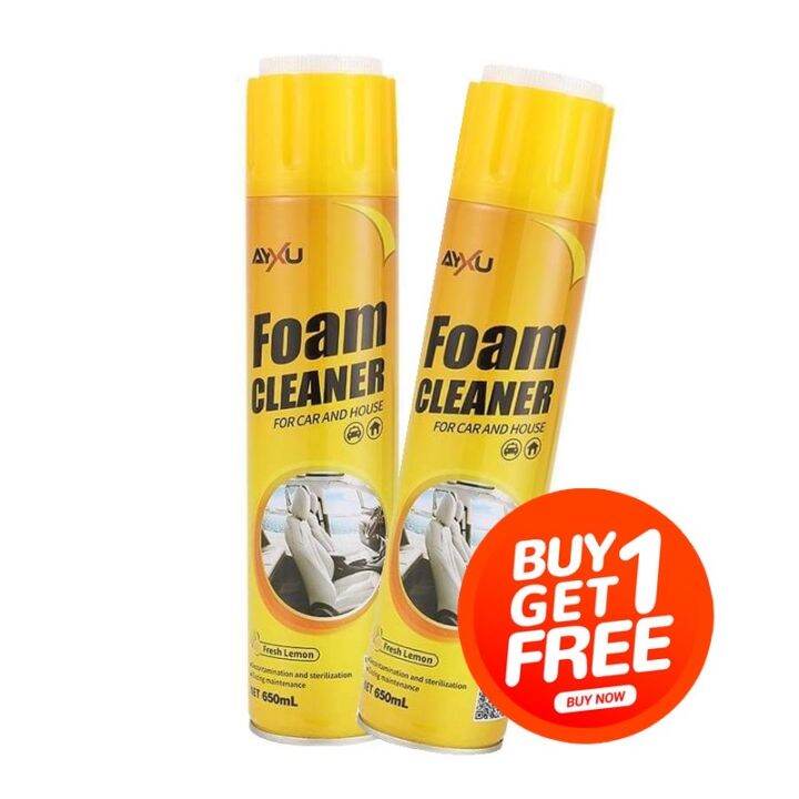 [BUY1TAKE1] Foam Cleaner for Car and House 650ML MultiFunctional Foam Cleaner | Lazada PH
