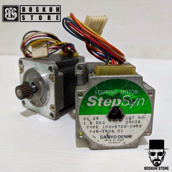 Stepper Motor Sanyo Denki 2A 1.8 DEG Step Syn | Lazada Indonesia