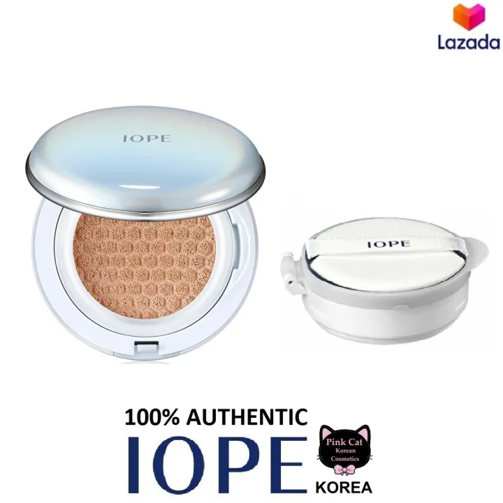 Korean Cosmetics IOPE Air Cushion w/ Refill Cover | Lazada PH