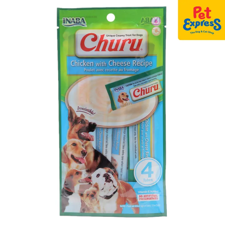 Inaba Churu Chicken with Cheese Recipe Dog Treats 14gx4 (USD-614) | Lazada PH