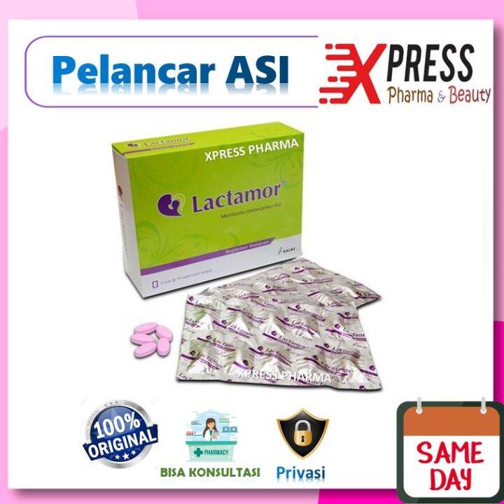 ⚡XPRESS⚡ Lactamor Tablet Pelancar ASI Laktamor Lancar | Lazada Indonesia