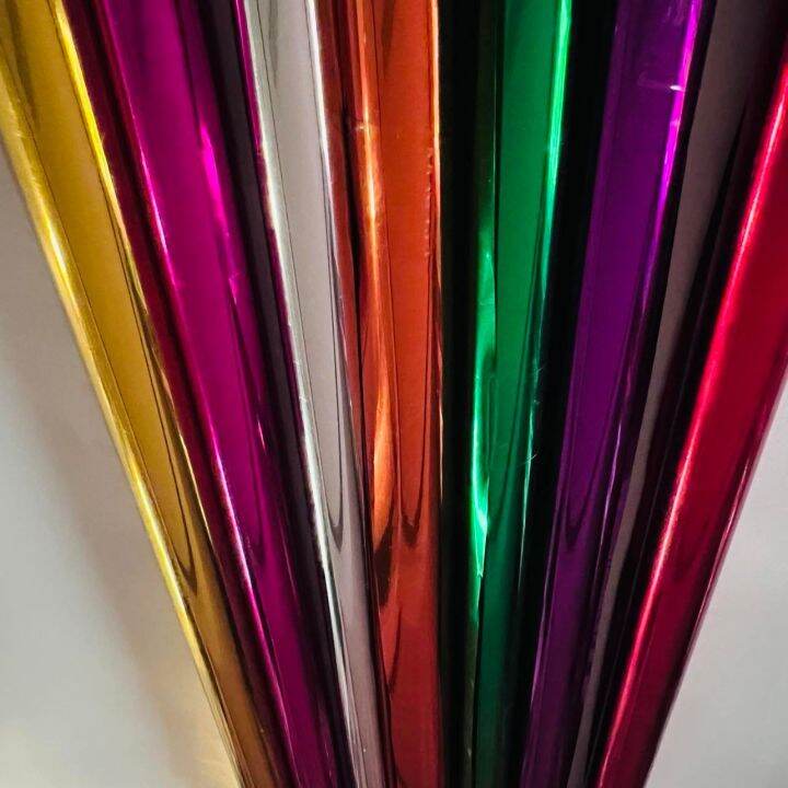 METALLIC FOIL 63cm x 500cm (0.63 meter x 5meters) | Lazada PH
