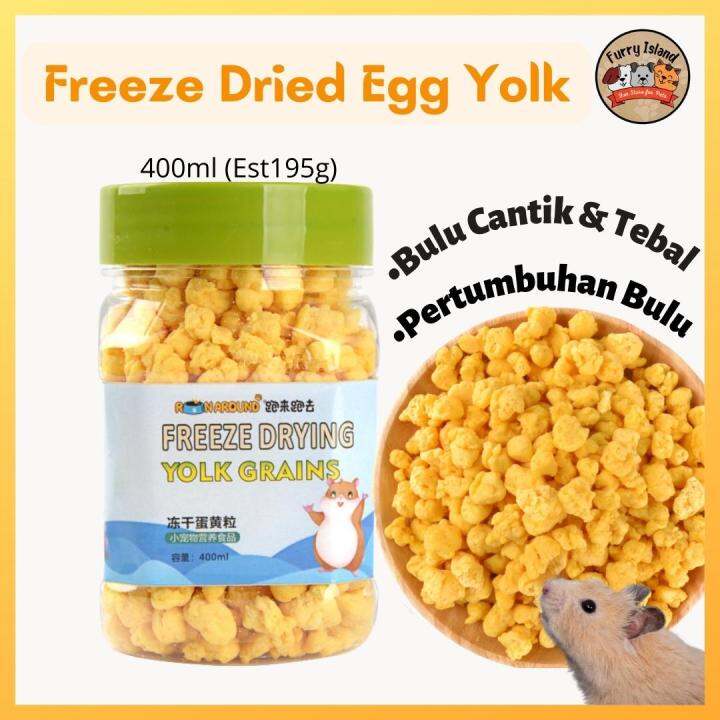 Sugar Glider Egg Yolk grain High Protein egg yolk hamster Treats freeze dried egg yolk small ...