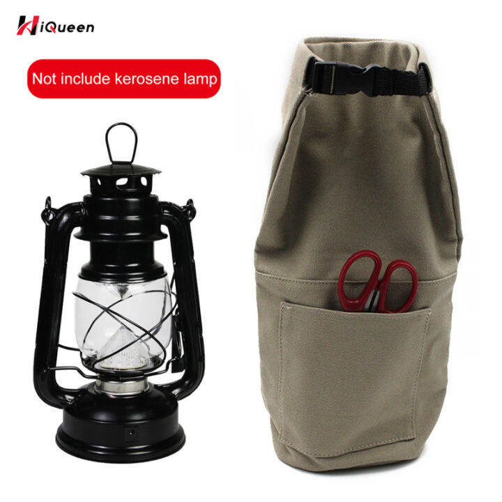 HiQueen กลางแจ้งย้อนยุคโคมไฟกระเป๋าน้ำมันก๊าดโคมไฟถุงเก็บอเนกประสงค์ ...