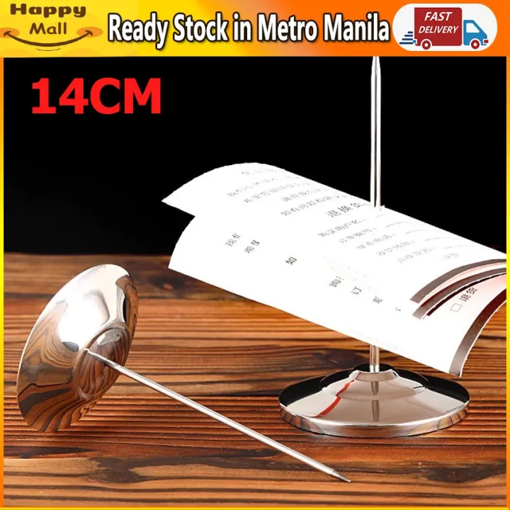 Safe Memo Holder Spike Stick for Bill Receipt Note Paper Order Receipt ...
