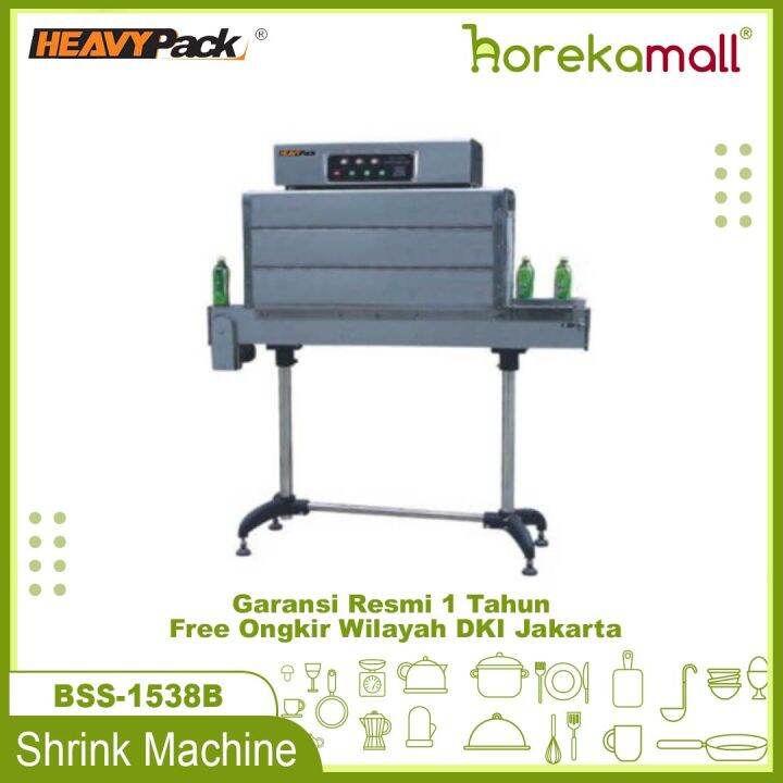Mesin Packing & Label Botol / Can Shrink Machine BSS-1538B / HEAVYPACK | Lazada Indonesia