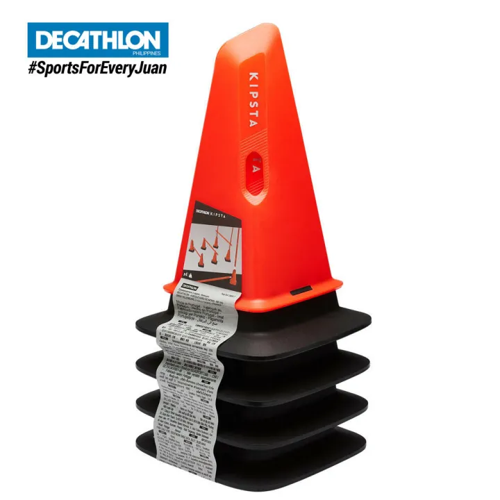 Decathlon Kipsta Modular Cones 4-Pack For Football Training 30cm ...