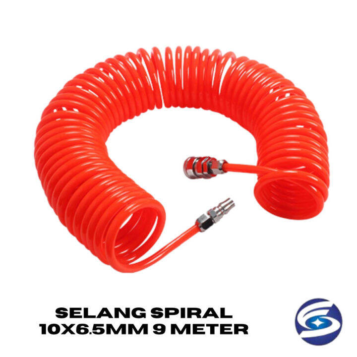 Selang Spiral 9 Meter 10 x 6.5mm Selang Kompresor Angin Spiral | Lazada Indonesia