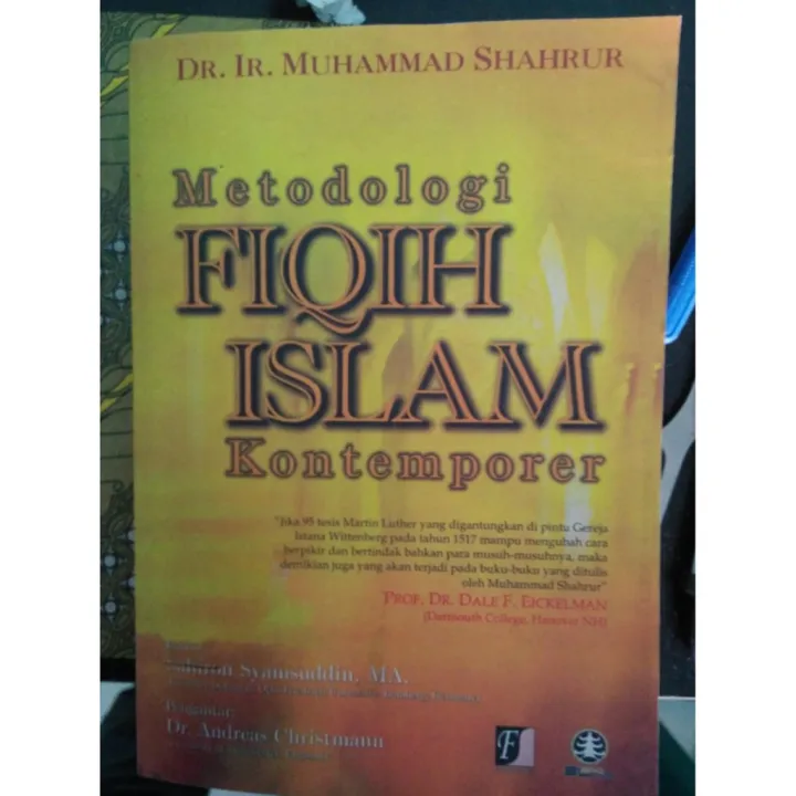 Metodologi Fiqih Islam Kontemporer - Dr. Ir. Muhammad Shahrur | Lazada ...