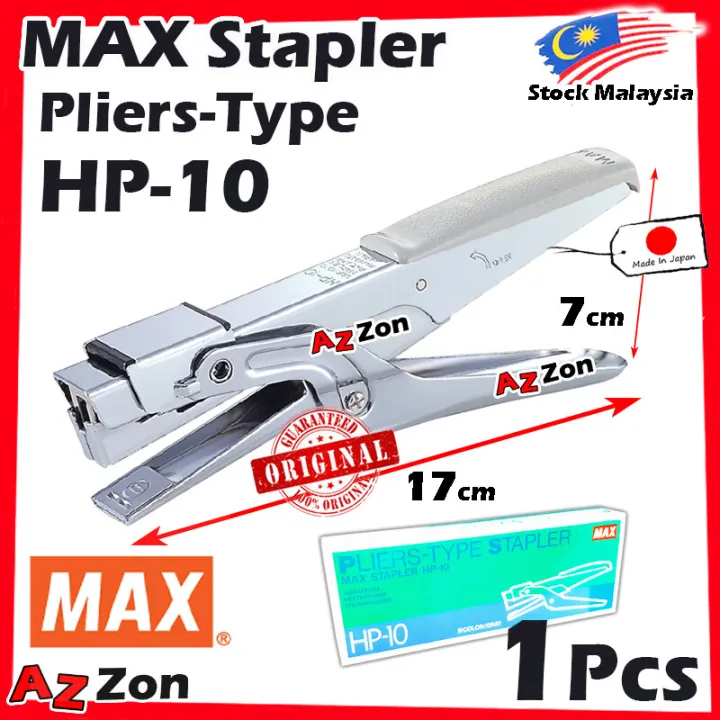 MAX Plier HP-10 Stapler 100% Original Genuine MAX Pliers-Type Stapler # ...