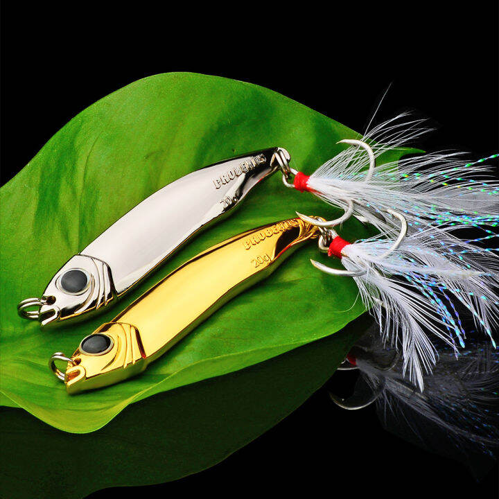 PROBEROS 1PCS Metal VIB Spoon Lure Shore Long Casting 10g 15g 20g 28g 35g Artificial Fish Bait ...