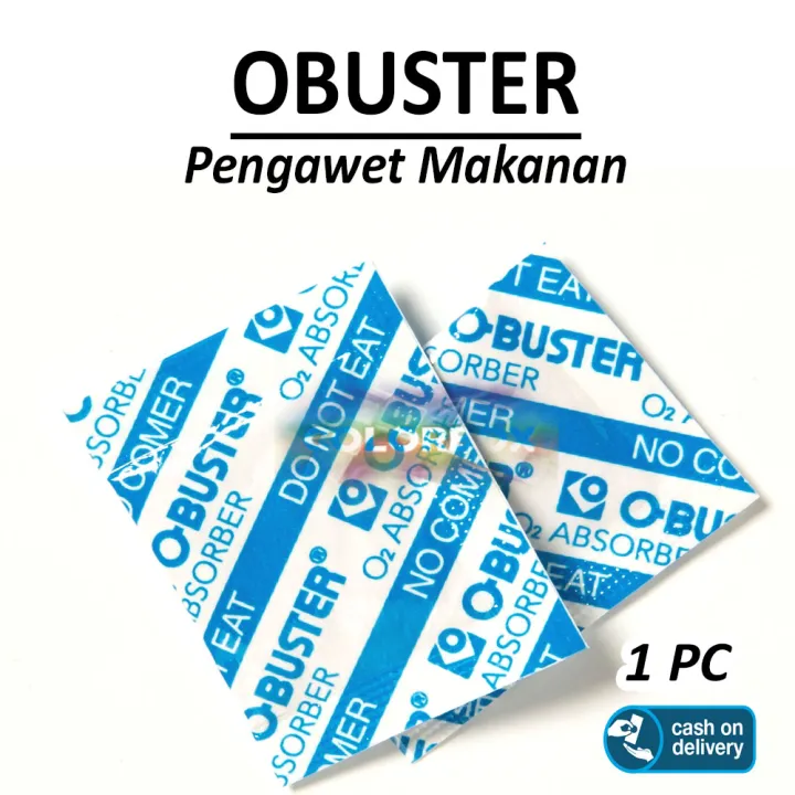 MR (1PC) O Buster Pengawet Makanan 30 CC / 50 CC Penyerap Oksigen ...