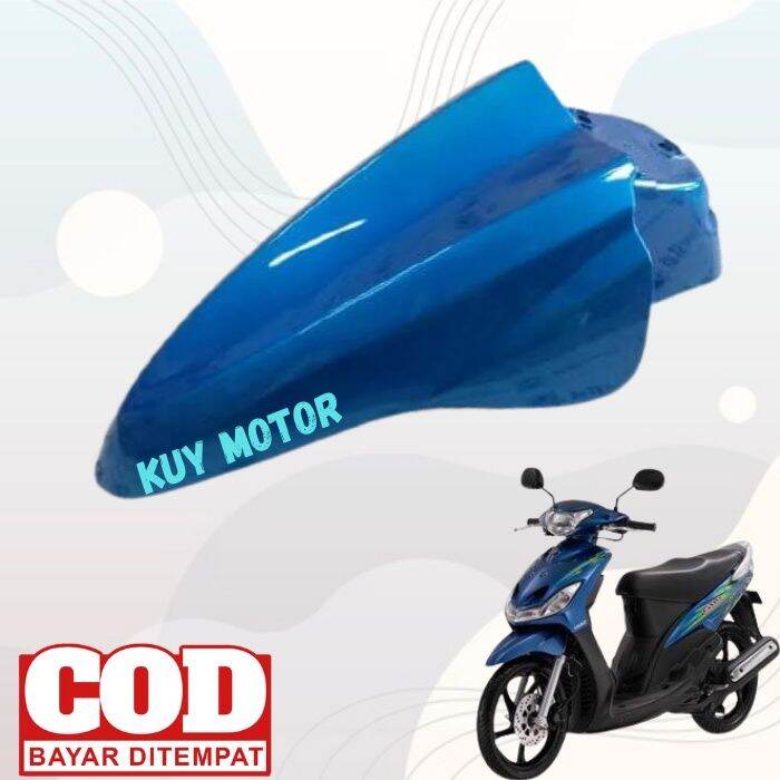 Spakbor Slebor Depan Motor Yamaha Mio Sporty Smile Warna Biru | Lazada ...