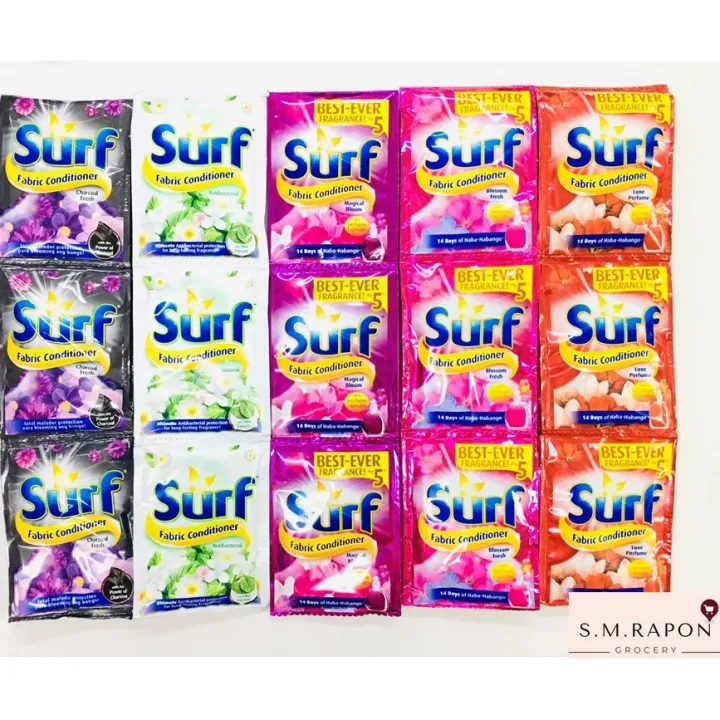 Surf Liquid Fabcon Fabric Conditioner Sachet 25mL by 6s | Lazada PH