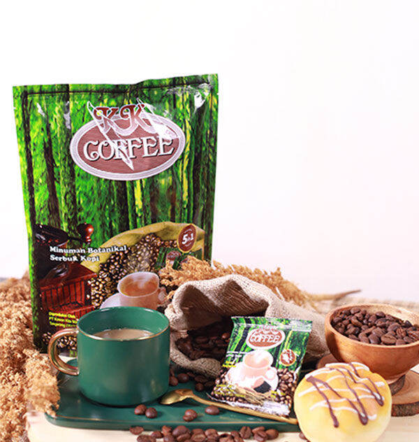 KK Coffee 5 in 1 Kopi Robusta,ekstrak Jinten Hitam dan Ginseng Amerika ...