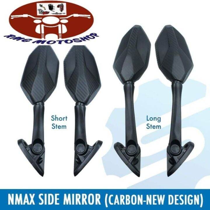 Explosive models RMG NMAX SIDE MIRROR R25, LONG STEM SHORT STEM | Lazada PH