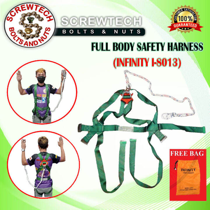 FULL BODY SAFETY HARNESS (INFINITY I-8013) | Lazada PH