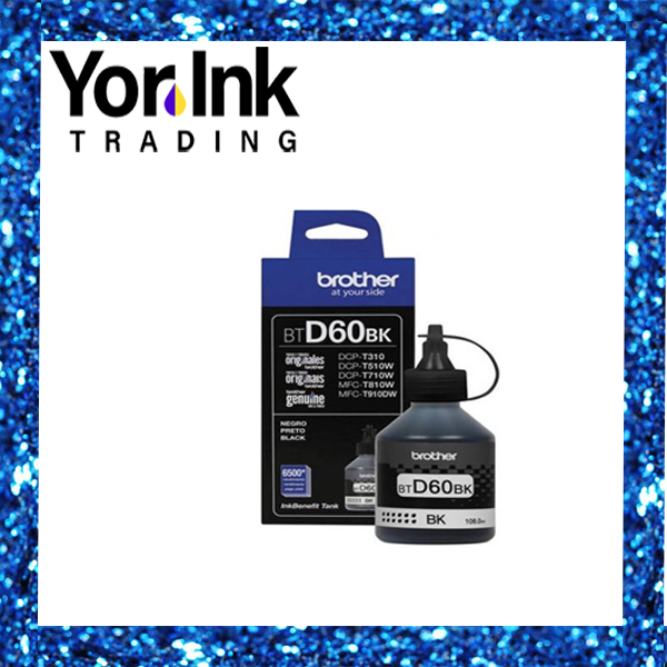 Brother BT-D60 BLACK Ink Bottle 100% Original (Brother DCP T310, T510W ...