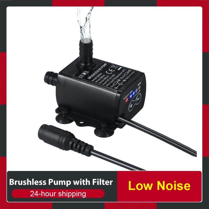 USB Water Pumps 12V Mini Diy Aquarium Filter Low Noise Brushless Motor ...