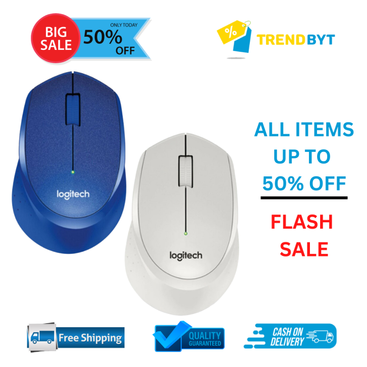 TRENDBYT - M330 Silent Plus Wireless Mouse Quiet 2.4Ghz USB 1000DPI ...