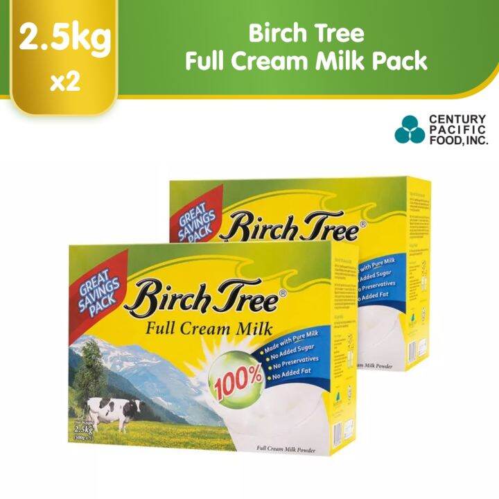 Birch Tree Full Cream Milk 2500g Pack of 2 | Lazada PH