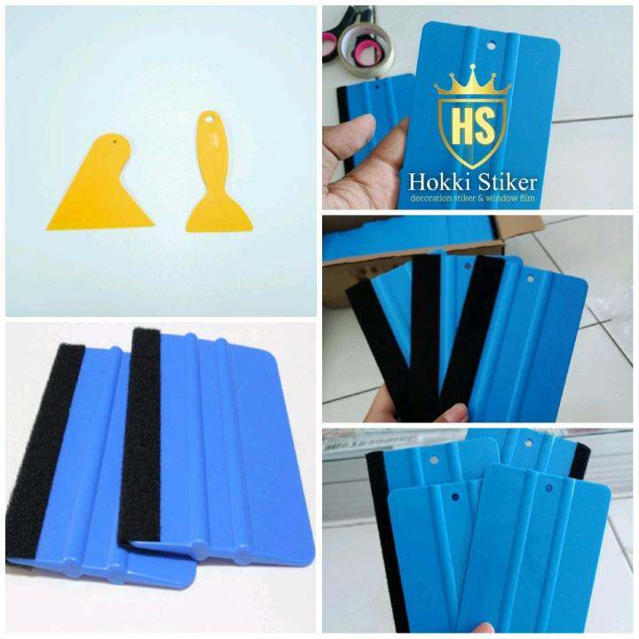 RAKEL SCRAPER ALAT BANTU PEMASANGAN STIKER DAN KACA FILM RACEL STICKER ...