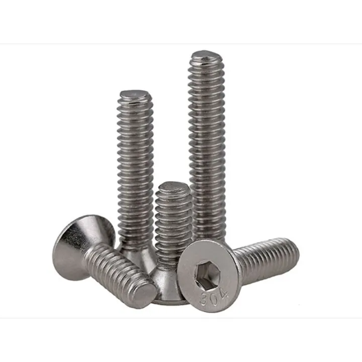 [HOT W] 304 stainless steel American countersunk head hex head screw 2 ...