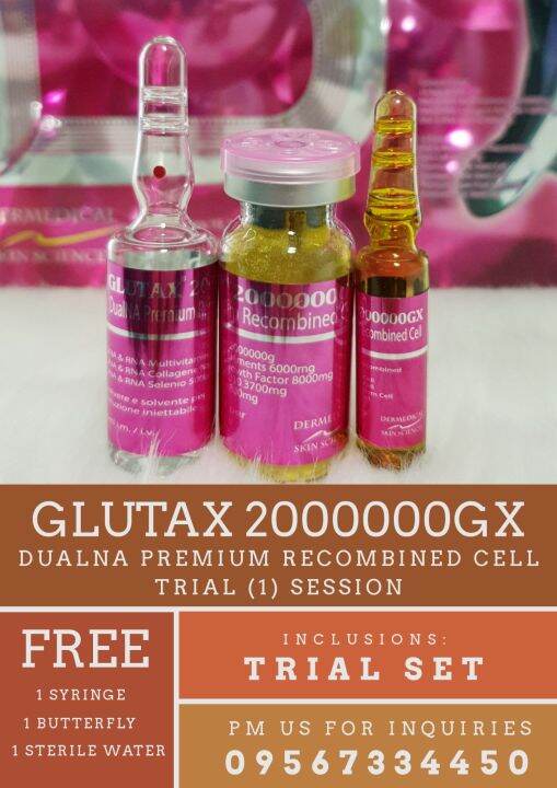 TRIAL PUSH: GLUTAX 2000000GX DualNA Premium Recombined Cell 2MGX TRIAL ...