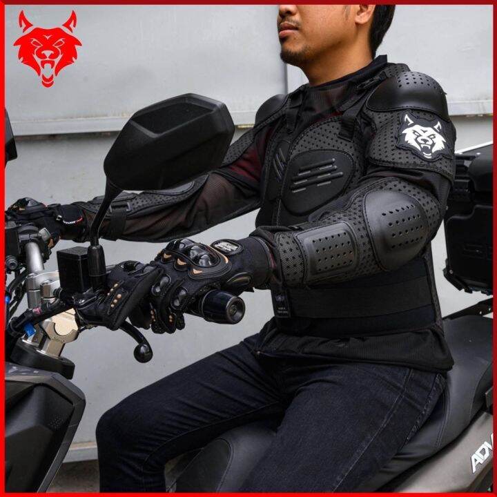 Body Armor Motorcycle Gear Racing Jacket Coat Body Armor Protector ...