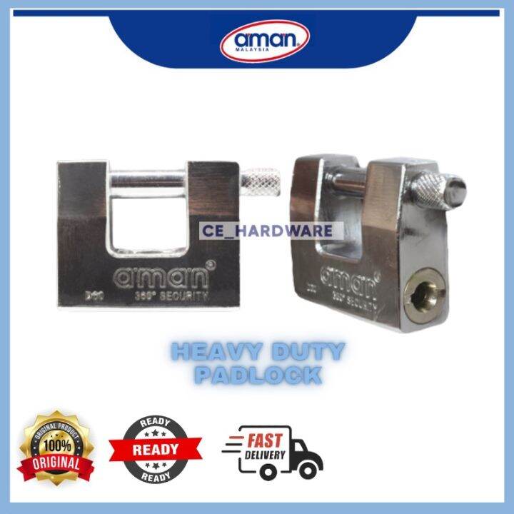Aman Rekeyable And Heavy Duty Padlock (sus 370- 5001) | Lazada