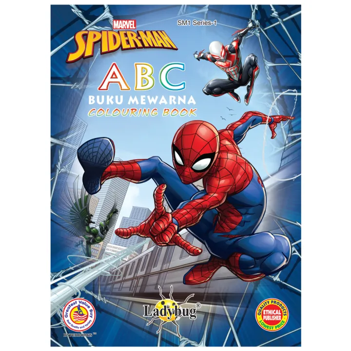 Spider-Man Abc Colouring Book 16 Pages B5 Size SM1 SERIES 1 | Lazada