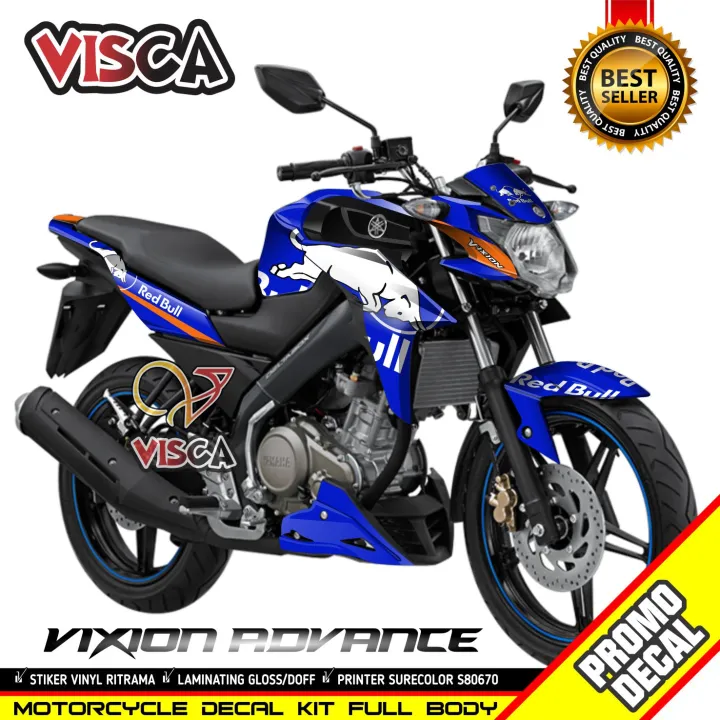 Decal Vixion New Advance NVA Full Body Red Bull Torro | Lazada Indonesia