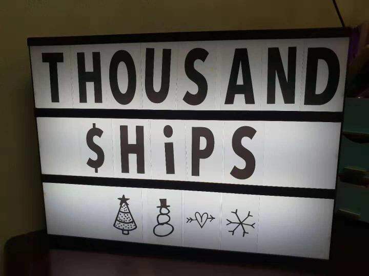 A4 White LED Message Light box | Lazada PH