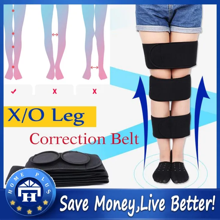 Children Adult Adjustable O / X Bowed Legs Corrector Belt Set Knee ...