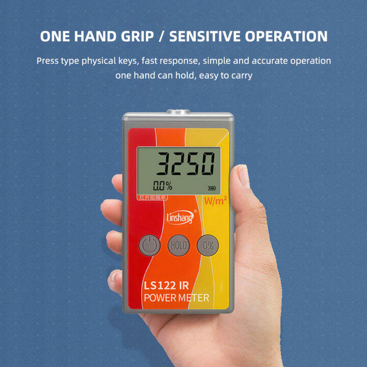 RCYAGO Portable IR Power meter Solar Film Infrared Tester UV Radiation ...
