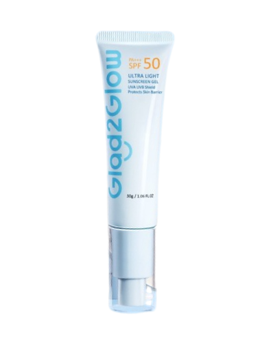 GLAD2GLOW ULTRA LIGHT SUNSCREEN GEL SPF50 PA+++ 30G | SUNSCREEN | TABIR ...