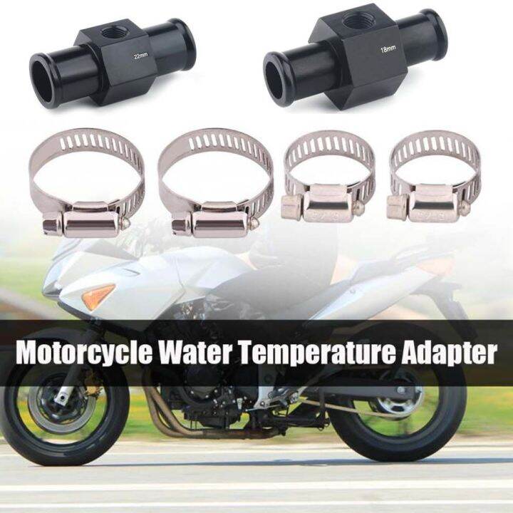 ANLOVE 18mm 20mm 22mm 24mm 1/8 Npt Hose Adapter Motorcycle Black Joint ...