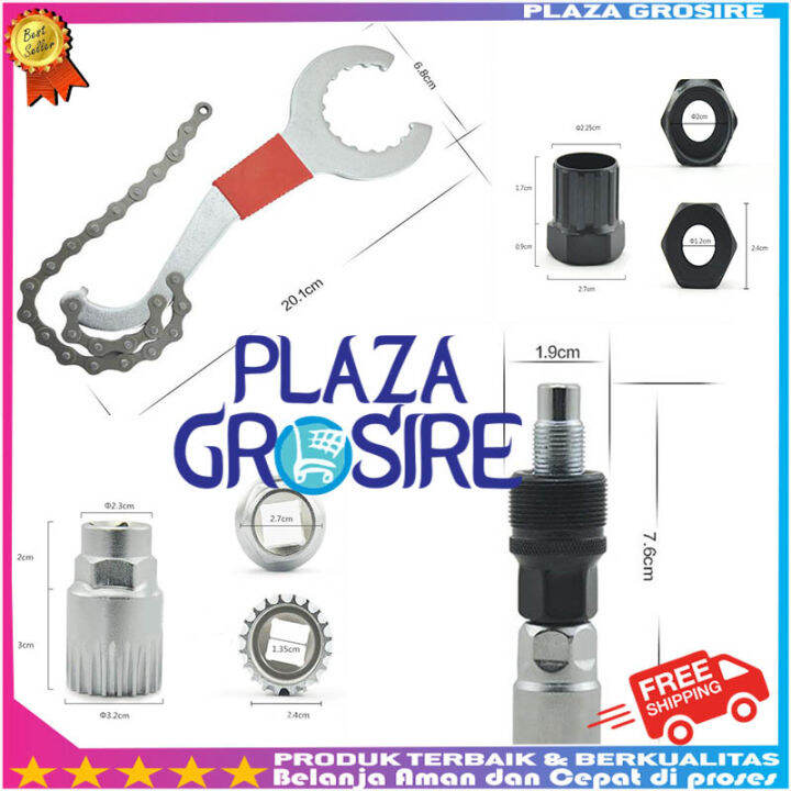Kunci Repair Sepeda / Kunci Sepeda 5in1 Khusus Rantai Sepeda Repair Kit ...