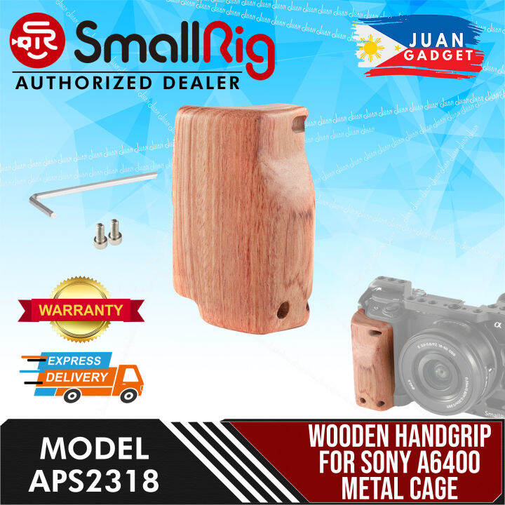 SmallRig Wooden Handgrip for Sony A6400 Camera Cage APS2318 | JG ...