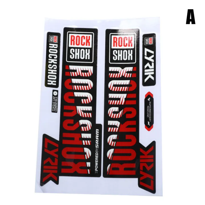 Front Fork Sticker Mountain Bike Front Shock Absorber Change Sticker ...