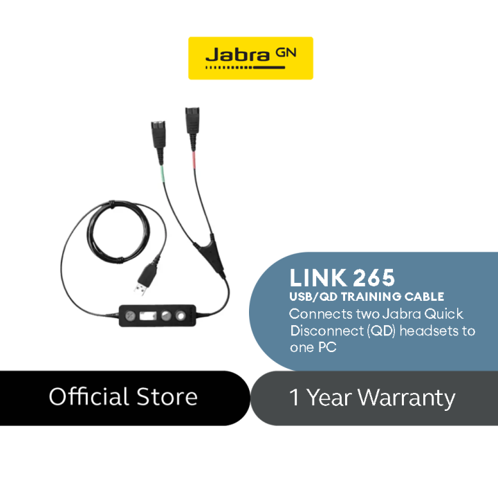Jabra Link 265 USB/QD Training Cable | Lazada PH