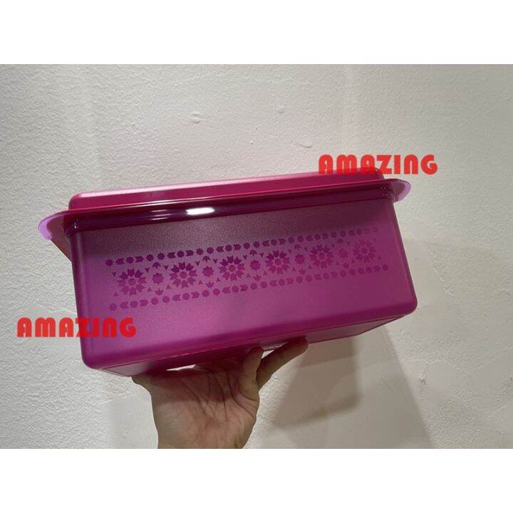 Tupperware Mosaic Bread Server 3.0L/ Bekas Roti/ Bread Keeper/ Roti ...