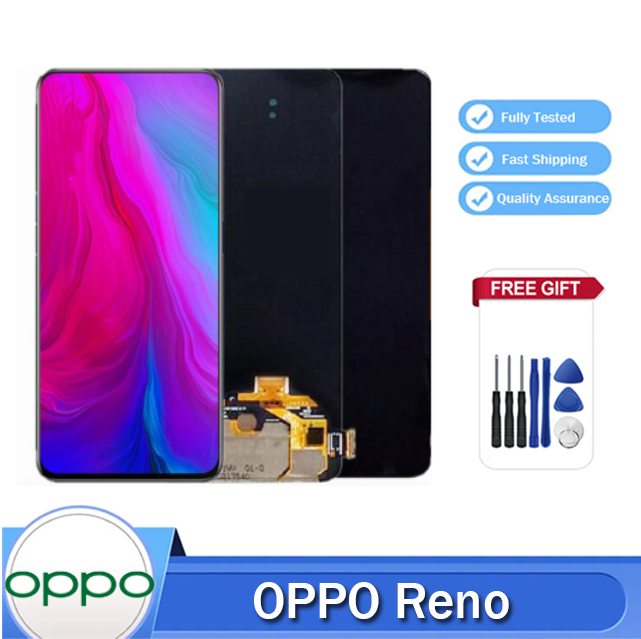 6.4'' Super AMOLED lcd For Oppo Reno LCD Display Screen Touch Digitizer For Oppo Reno Display ...