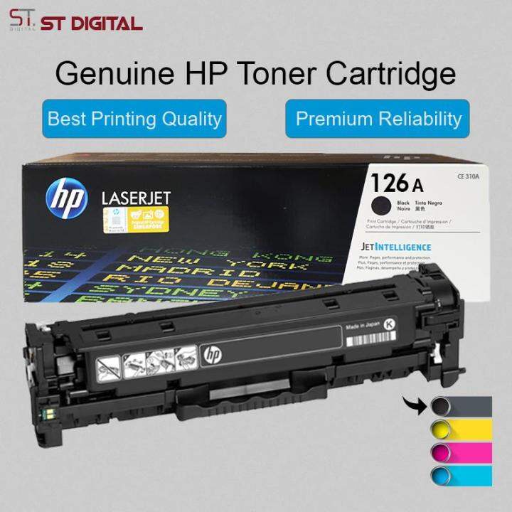 HP 126A ( CE310A CE311A CE312A CE313A ) Black Cyan Magenta Yellow ...
