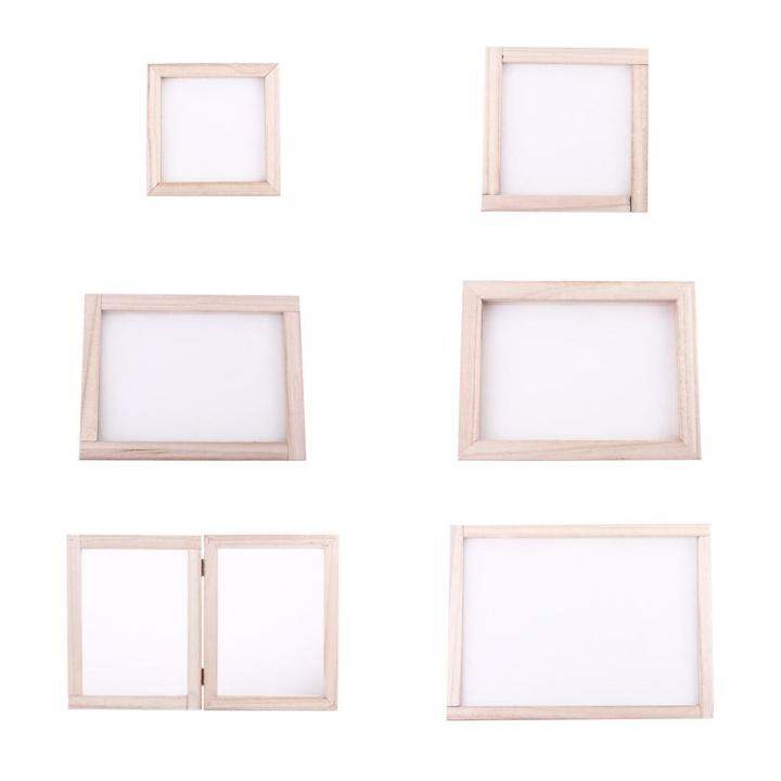 AN TONG DIY Retro Art Crafts Recycling Handcraft Wooden Screen Frame Wooden paper holder Mould ...