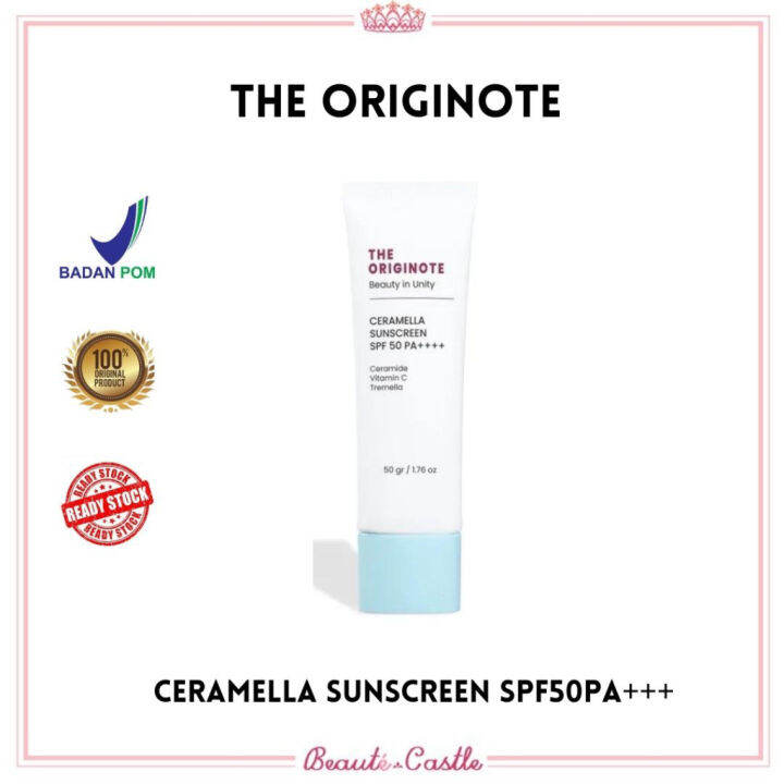 The Originote Ceramella Sunscreen SPF50 PA+++ / Serum Sunscreen untuk ...