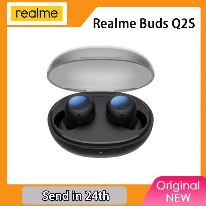 【Hot】 Realme Buds Q2s Space Capsule Wrieless Bluetooth Dolby ATMOS Earphones Ai ENC Earbuds IPX4 ...