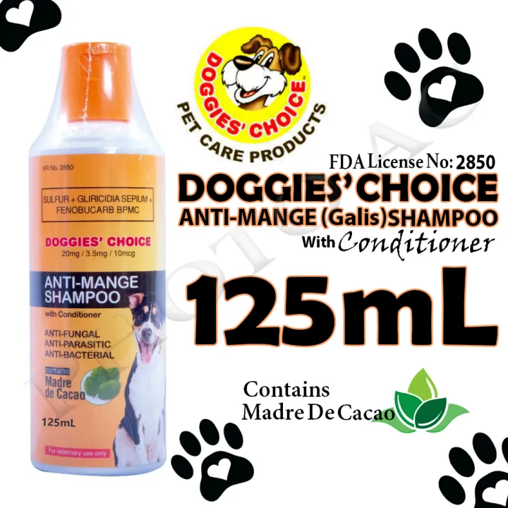 Doggies' Choice Anti Mange (Galis) Shampoo with Conditioner-125mL ...